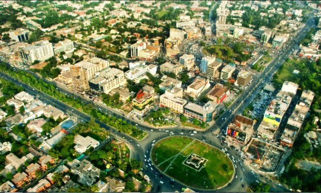 Beautiful Aerial Veiw of Lahore City - Pakistan Tours Guide